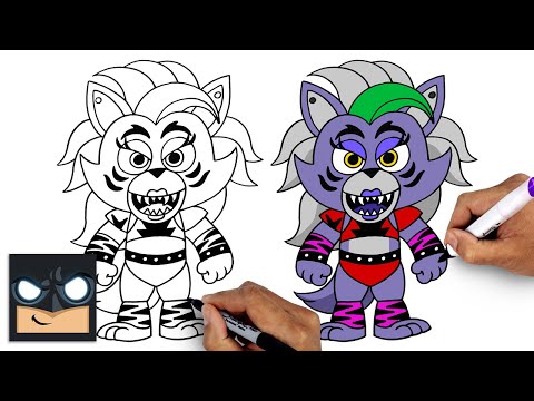 How To Draw Roxanne Wolf | Five Nights at Freddy's Security Breach ...