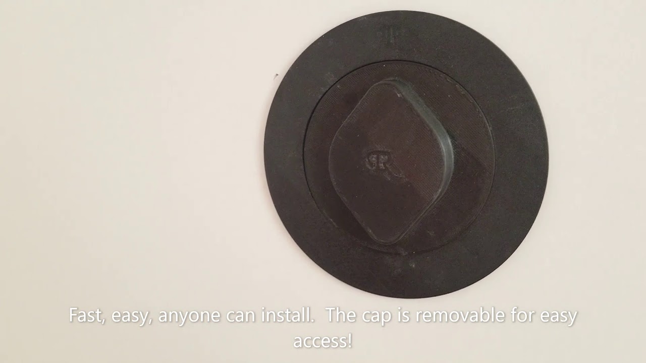 Clean Out Shut Off Valve Plumb Cap - YouTube