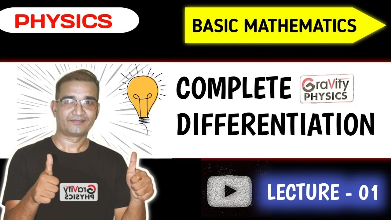 L 01 ll Basic Mathematics ll Differentiation - YouTube