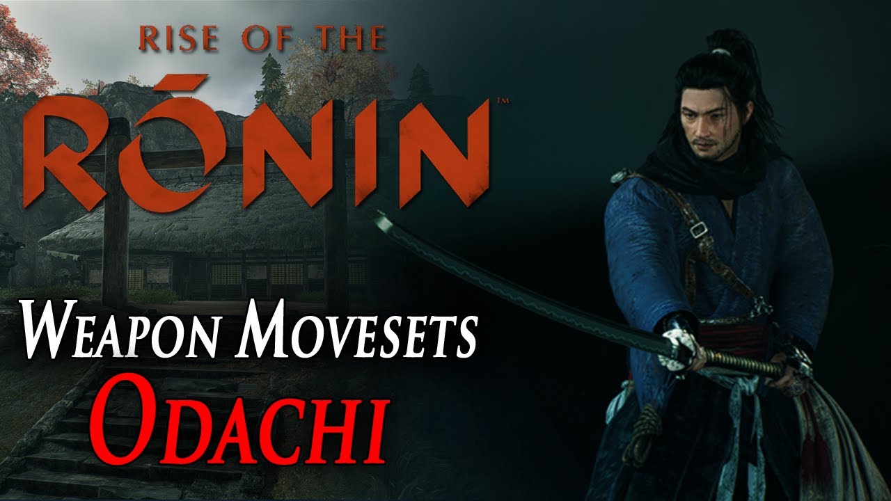Rise of the Ronin - Weapon movesets (Odachi) - YouTube