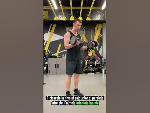 Flexii biceps cu gantere (biceps) - YouTube