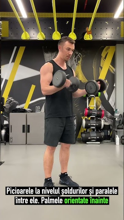 Flexii biceps cu gantere (biceps) - YouTube