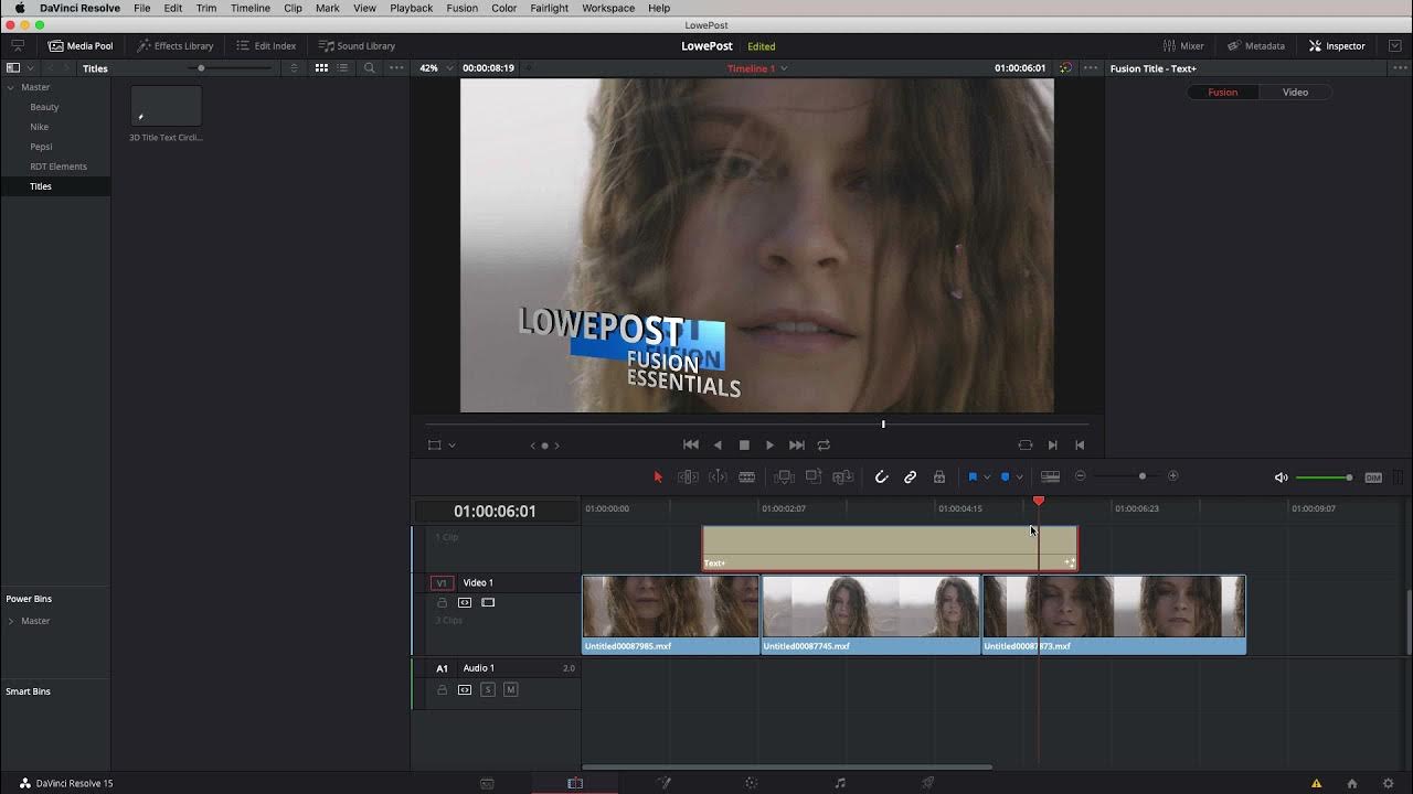 Learn DaVinci Resolve Fusion - Lesson 8: Creating Presets and Macros - YouTube