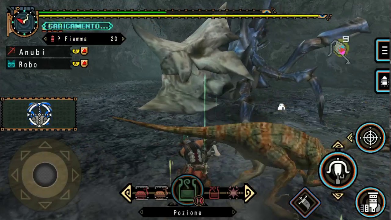 Monster Hunter Freedom Unite MHFU iOS 2019 Ita Gameplay Anubi - YouTube