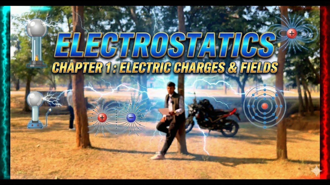 ⚡ Electrostatics Class 12 | JEE Physics Part-1 | Charges, Coulomb’s Law ...