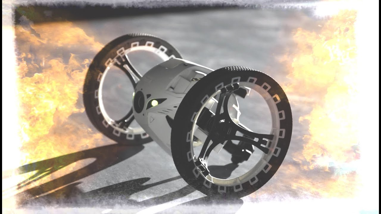 Parrot Jumping Sumo Funny Minidrone Hands-on Review - YouTube