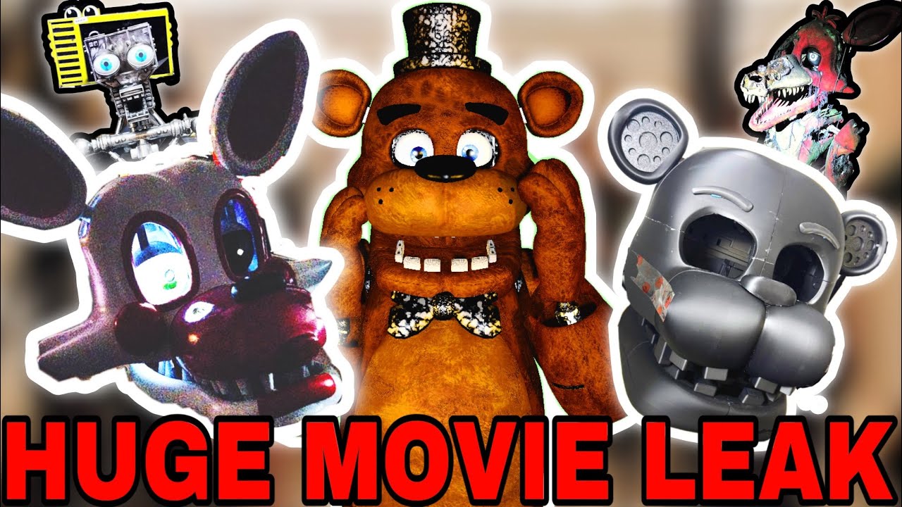 FNaF 2 Movie Set Leaks! Phantom Foxy, Mangle, Withered Freddy and more ...
