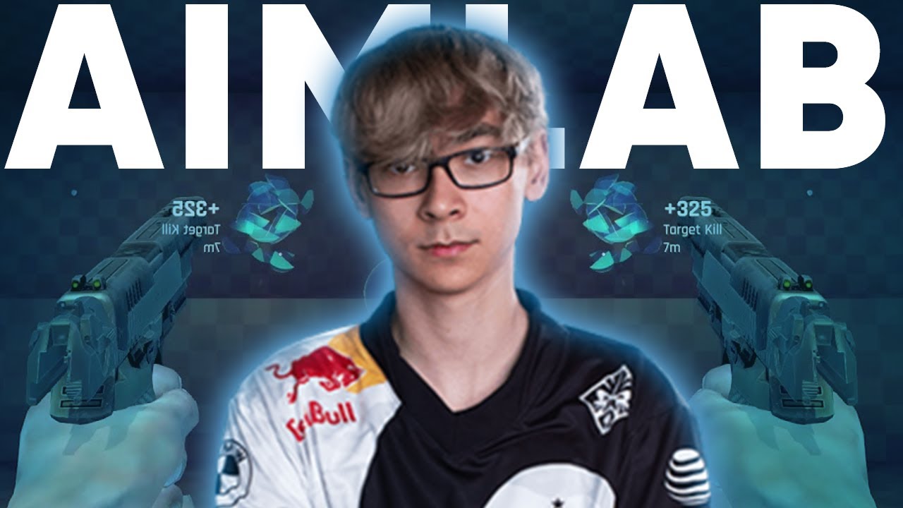 10 MINUTES OF TENZ PLAYING AIM LAB (w. HAND CAM) - YouTube