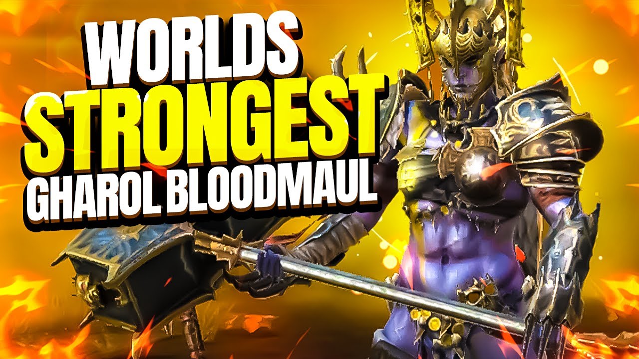 WORLDS STRONGEST GHAROL BLOODMAUL | Raid: Shadow Legends | - YouTube