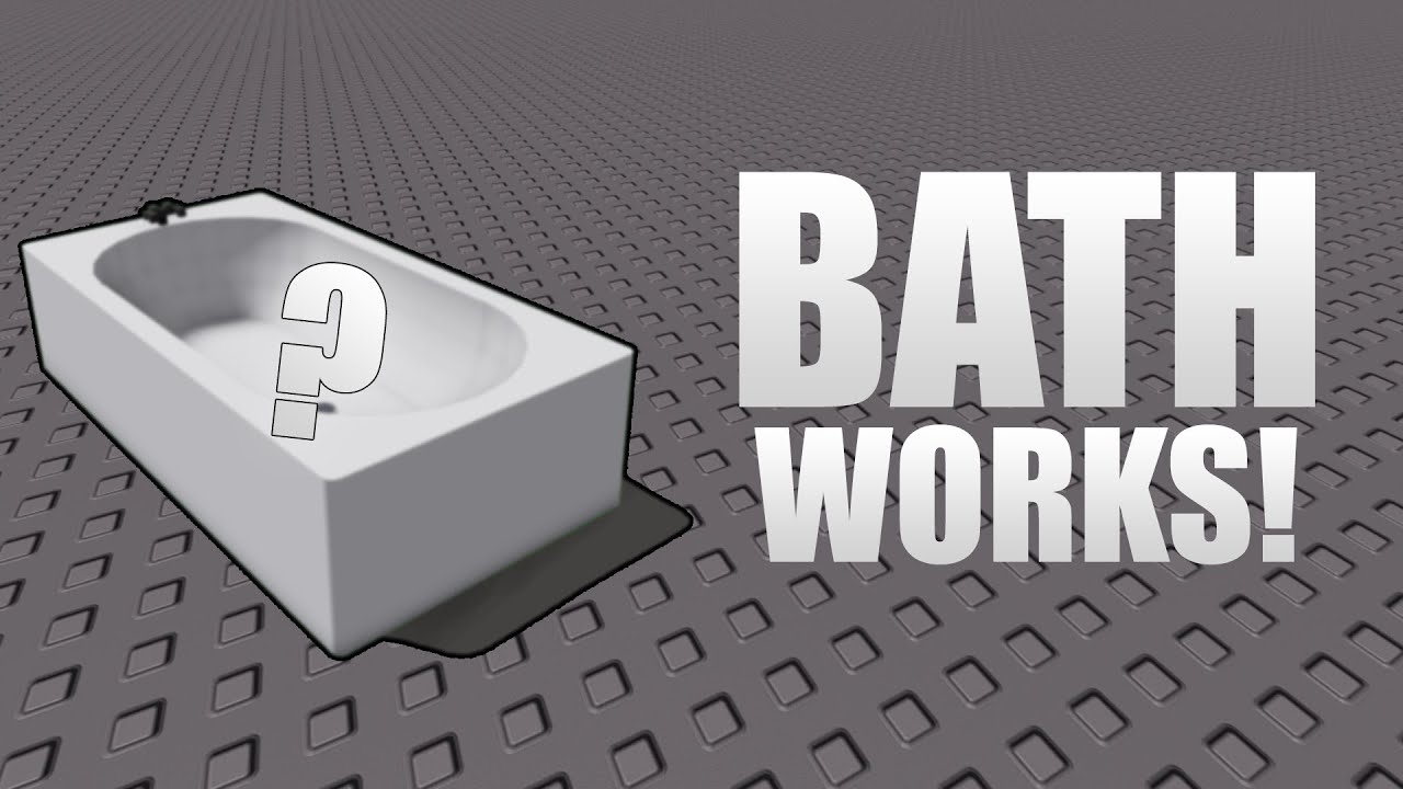 ROBLOX Studio | Working Bath | Speedbuild - YouTube