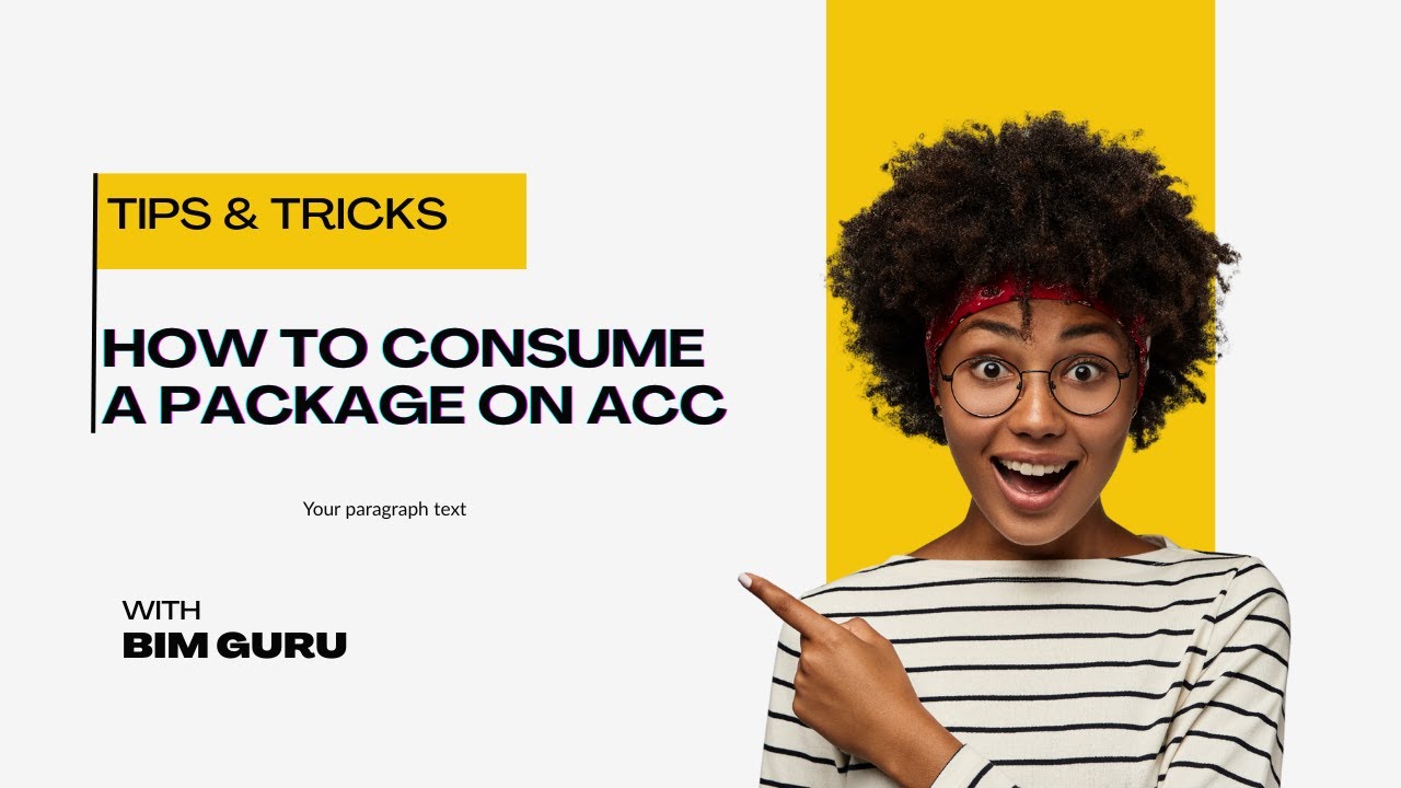 How to Consume a Package on ACC || Revit Tips & Tricks || BIM Guru ...