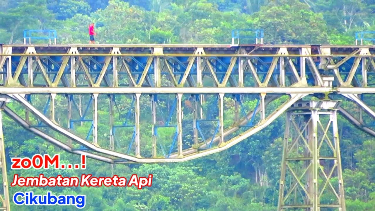 ZOOM..! Jembatan Kereta Api Cikubang atau Jembatan Cikubang di Bandung ...