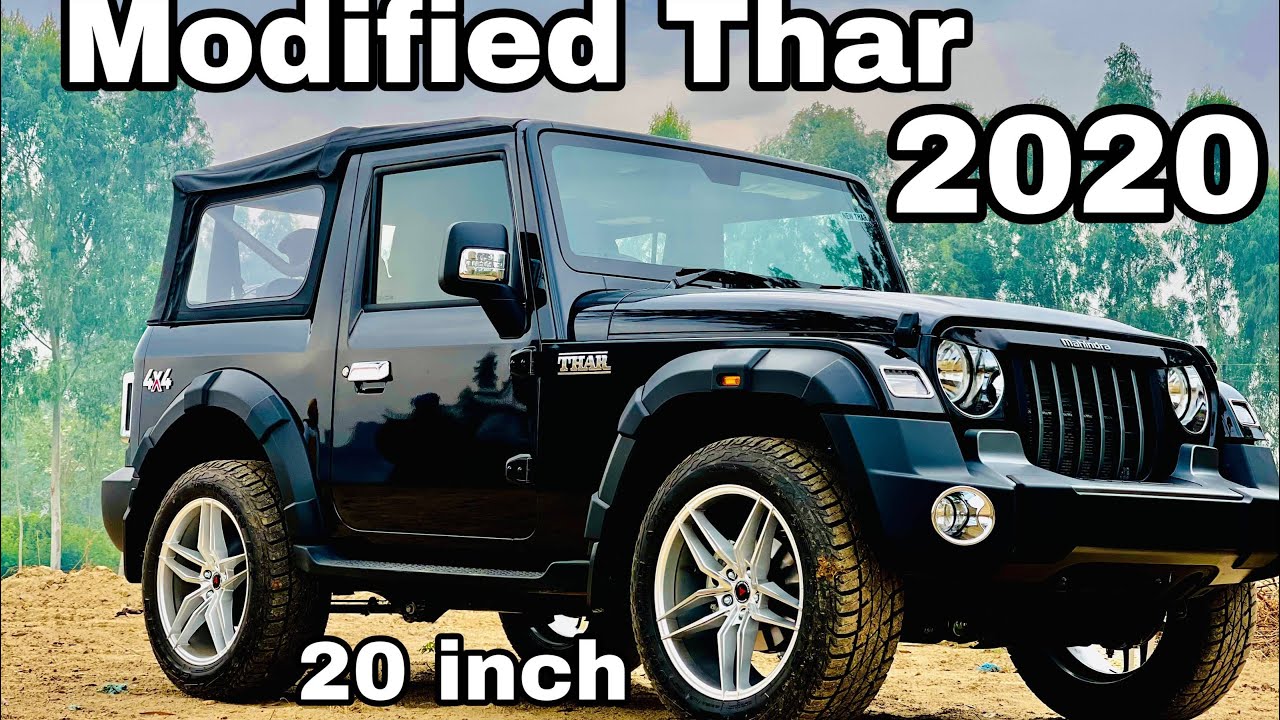 Mahindra Thar 2020 | 20 inch alloy wheels thar 2020 | thar 2020 ...