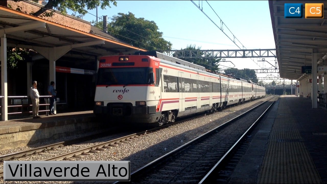 Cercanías Madrid : Villaverde Alto C4 - C5 ( Renfe Civia - 446 - 599 ...