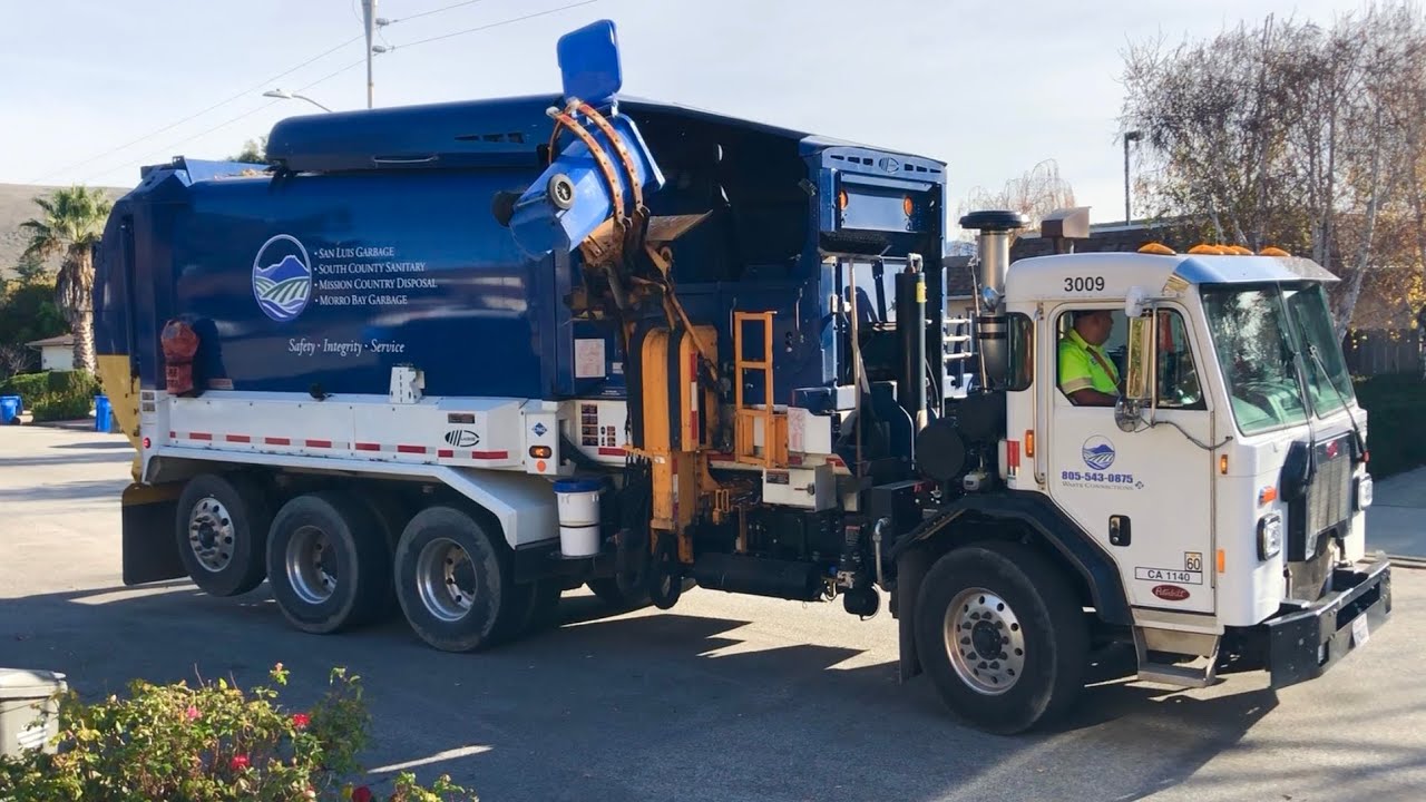 Peterbilt 520/Labrie Automizer ASL Collecting Recycling - YouTube