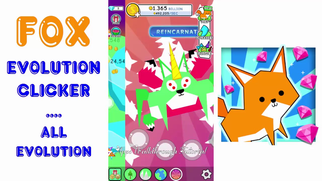 Fox Evolution - Clicker Game - All Evolution - YouTube