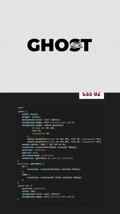 How To Create A GHoST style html css and JavaScript coding #mkchohan developer 👍 - YouTube