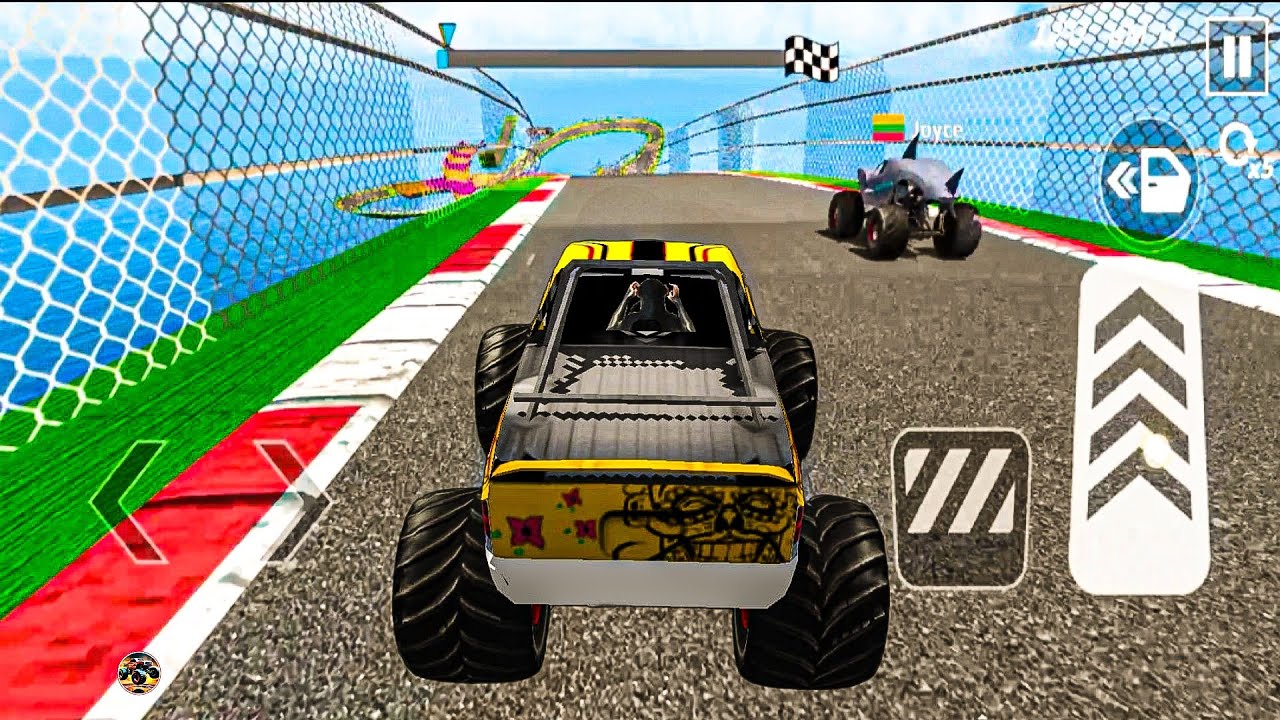 Monster Truck Mega Ramp Extreme Racing - Impossible GT Car Stunts ...