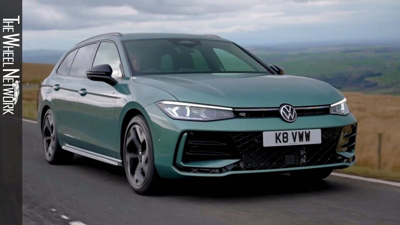 2024 Volkswagen Passat Estate R-Line | Mariposit Green | Driving ...