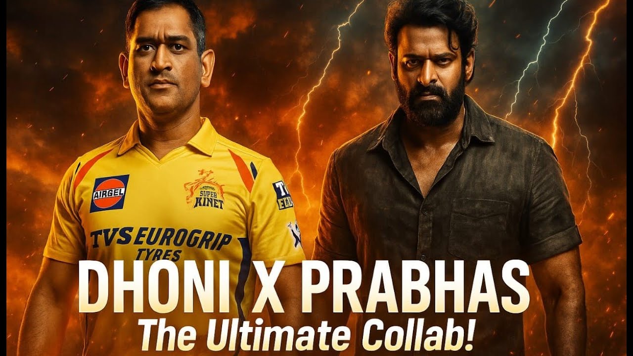 Dhoni X Prabhas – The Rise of Legends | The Ultimate Tribute 🔥 - YouTube