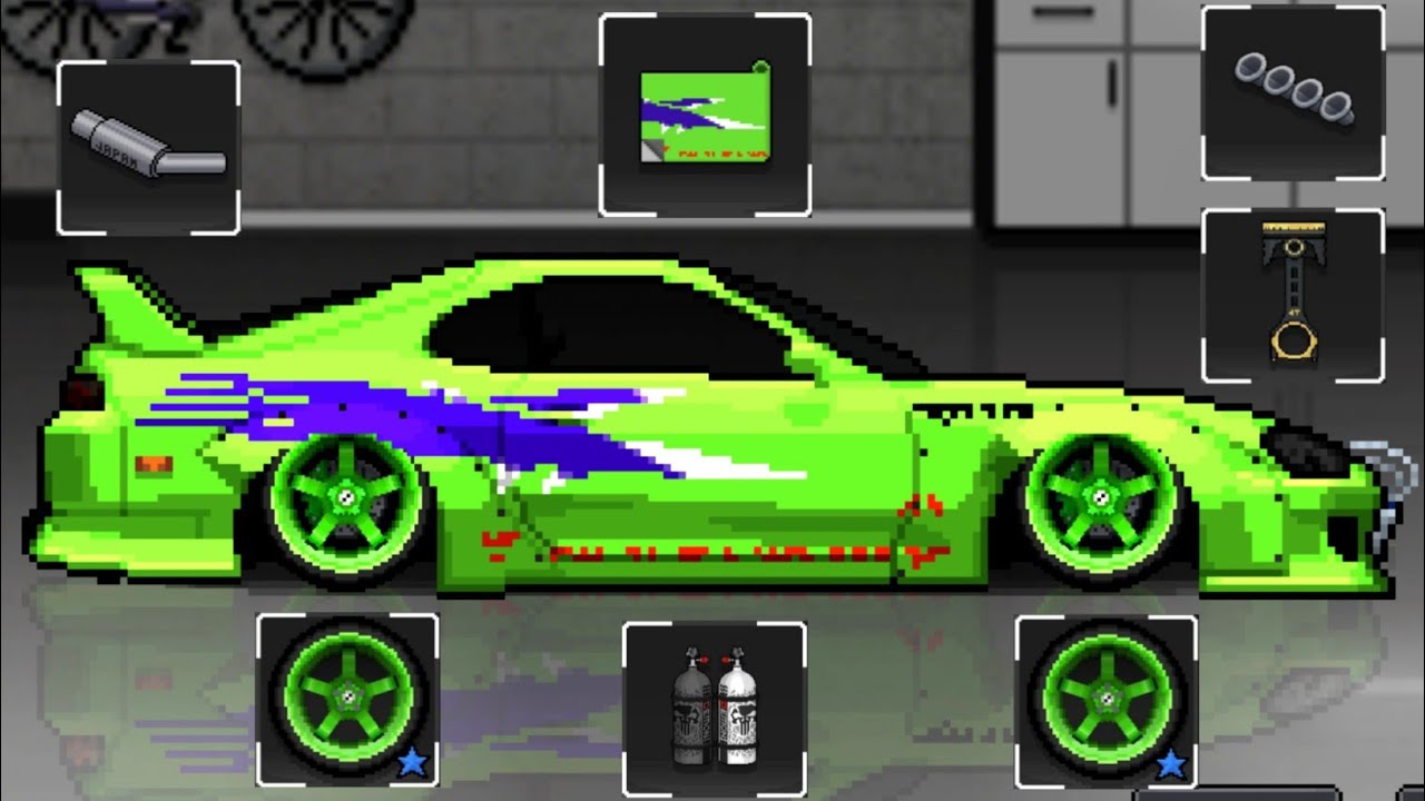 Toyota Supra | Pixel Car Racer | Gameplay| Tuuruu | Gameplay | Part 10 ...