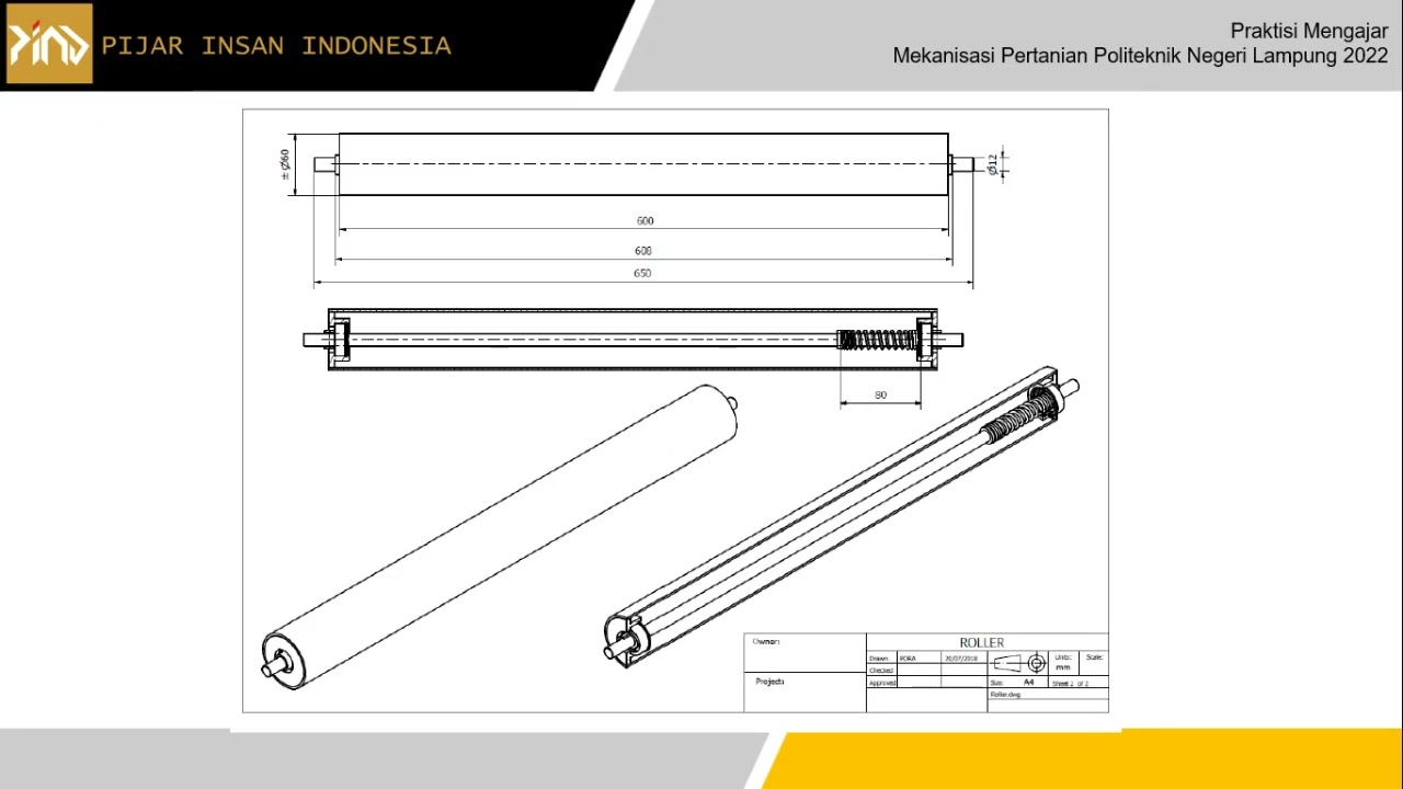 Membuat Assembly Roller Kustom - YouTube