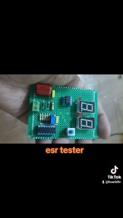 Esr Tester Meter Capacheck Arduino Esrmeter Arduinoproject Powercapacitor Youtube