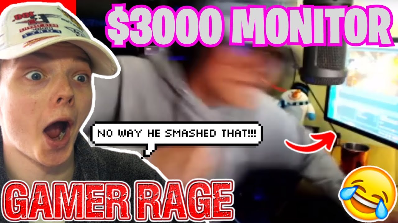 Streamers breaking their setup for 8 minutes straight...REACTION ...