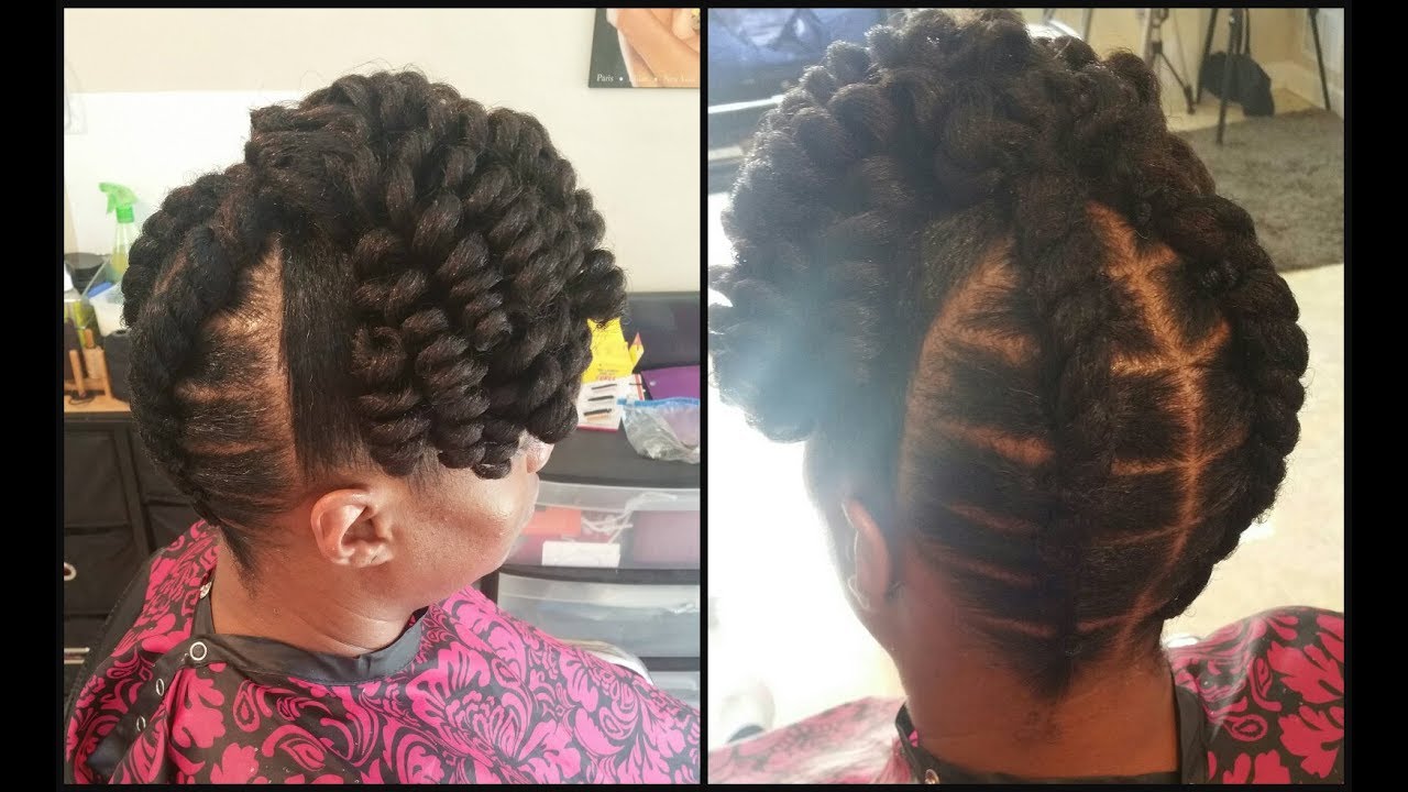 BRAIDLESS CROCHET UPDO || INSPIRED By Jane Nashe & TastePink - YouTube