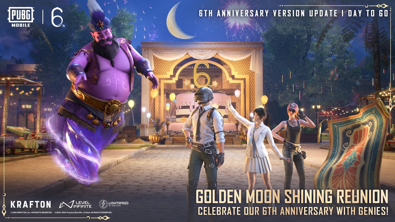 PUBG Live - தமிழ் 🔴 PUBGMOBILE's 6th Anniversary 3.1 UPDATE ALADDIN ...