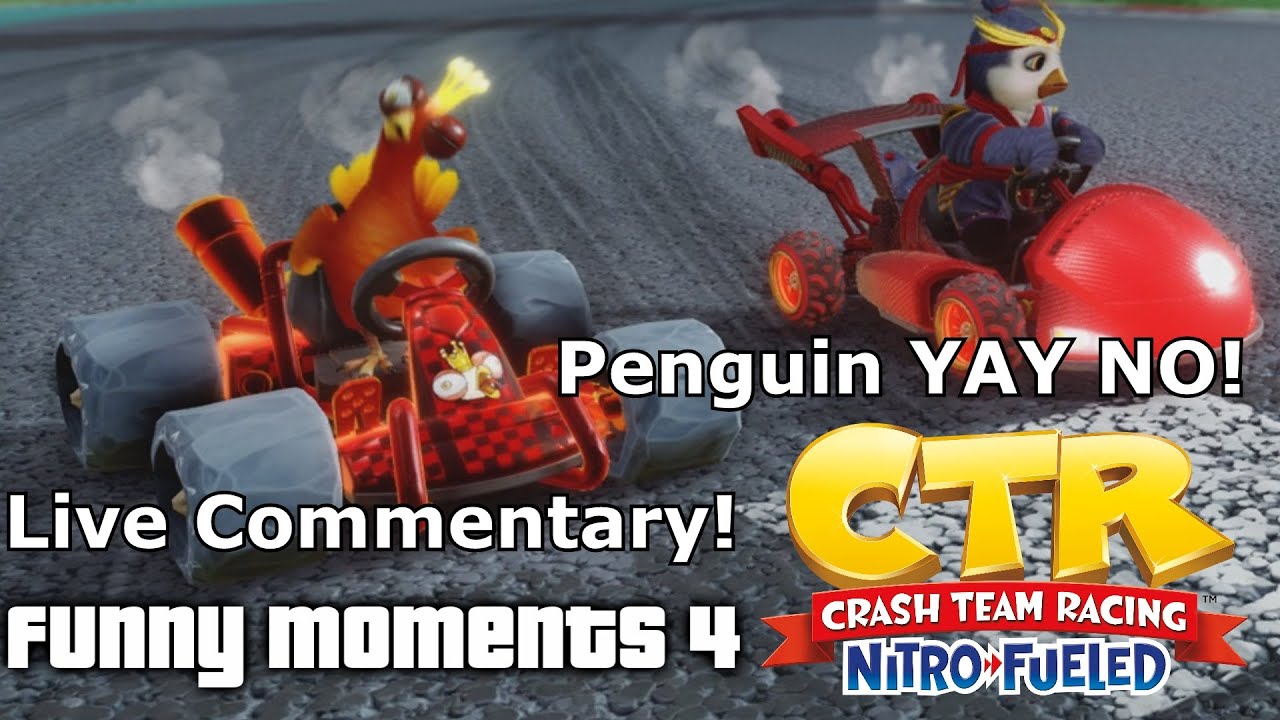 Crash Team Racing Nitro Fueled: Live Commentary Funny Moments 4 ...
