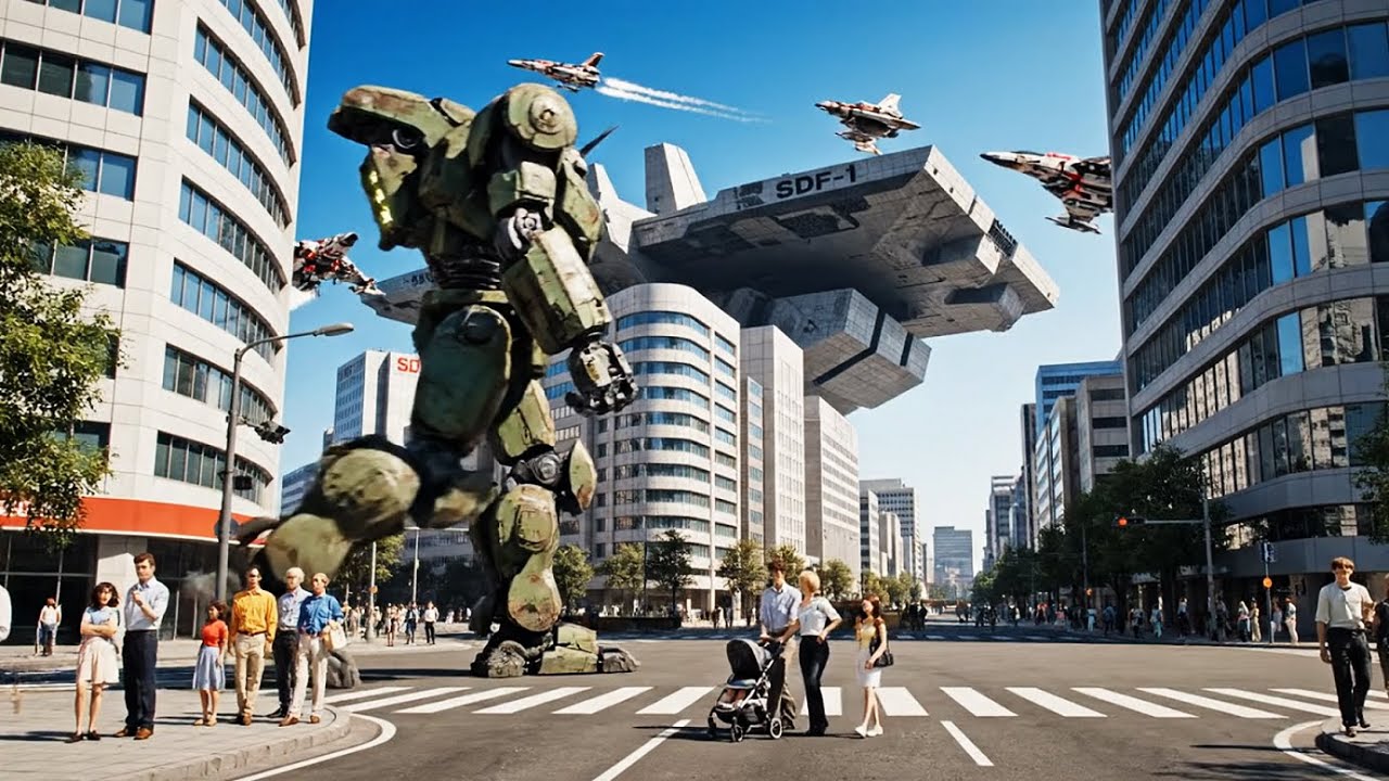 Mecha Fortress City 2085: Life Inside a Battle Capital | 4K Sci-Fi ...