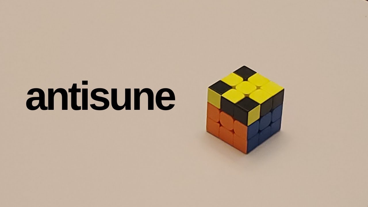 Rubik's cube basics: antisune - YouTube