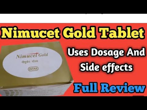 Nimucet Gold Tablet Nimu+pcm/दर्द और बुखार के लिए सबसे अच्छी गोली Use ...