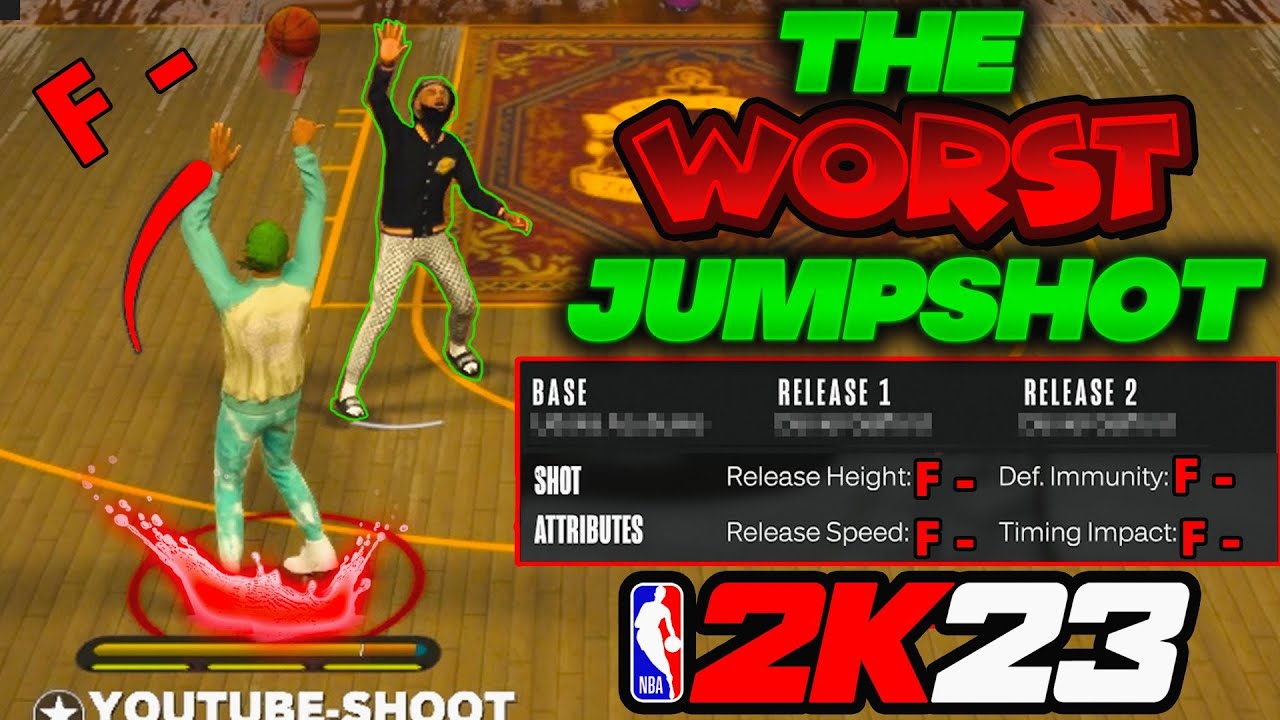 I TESTED THE WORST RATED JUMPSHOT in NBA 2K23 HISTORY ... - YouTube