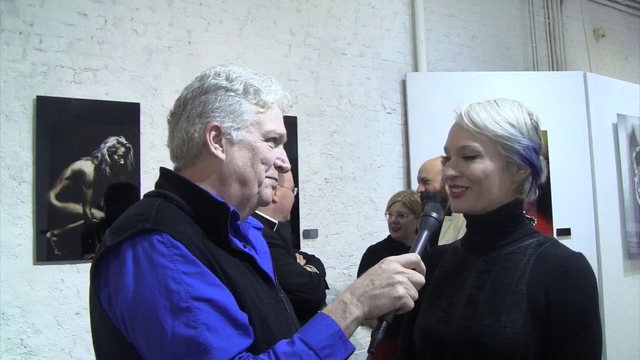 ALLISON HARRELL ART OPENING on Artists Exposed with Tym Moss - YouTube