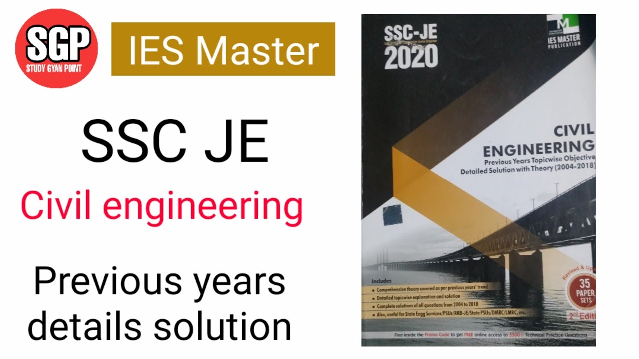 IES Master ssc je civil engineering | best book for civil engineering ...