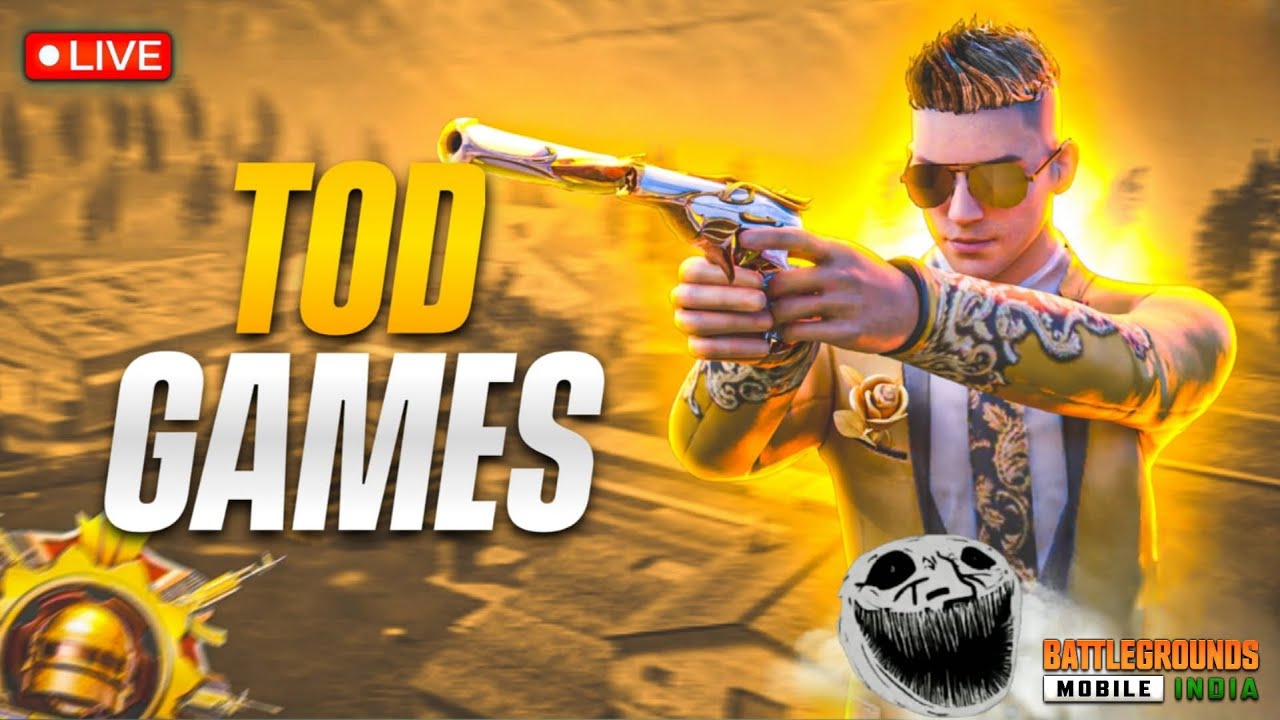 BGMI Rush Gameplay Live with TOD GAMES - YouTube