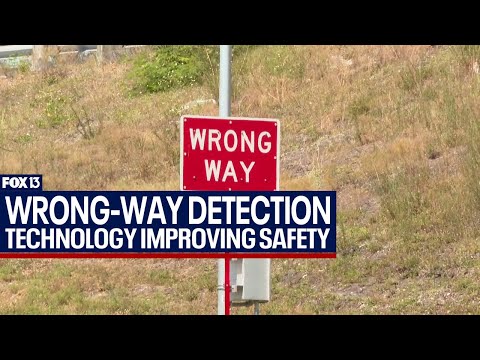 Wrong-way detection technology for interstates - YouTube