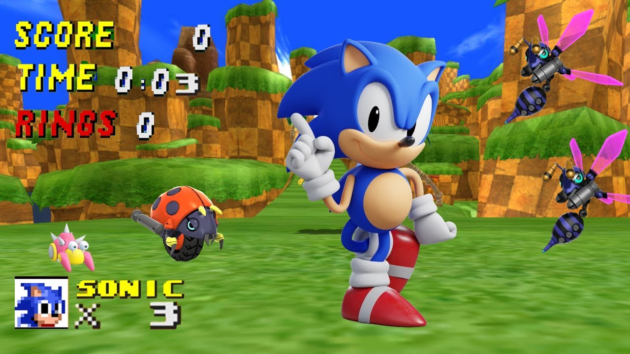 Sonic 1 Recreated in Sonic World - YouTube