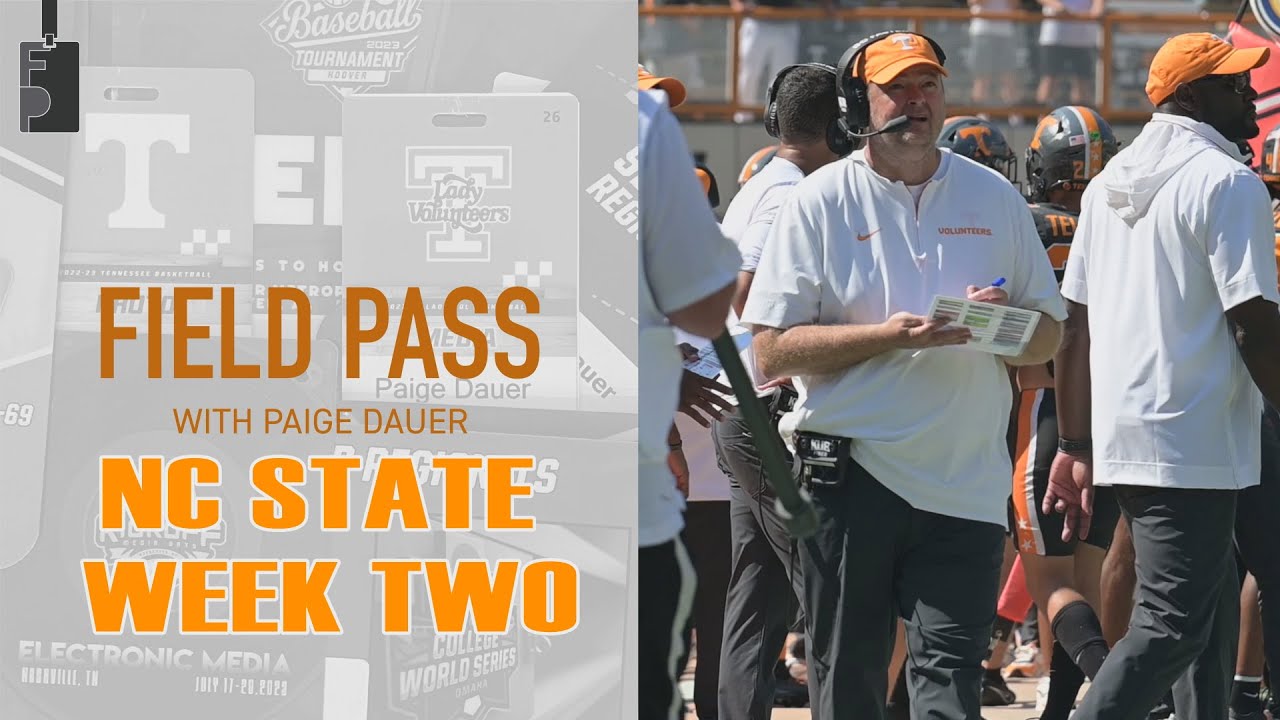 Field Pass: Tennessee preps for NC State - YouTube