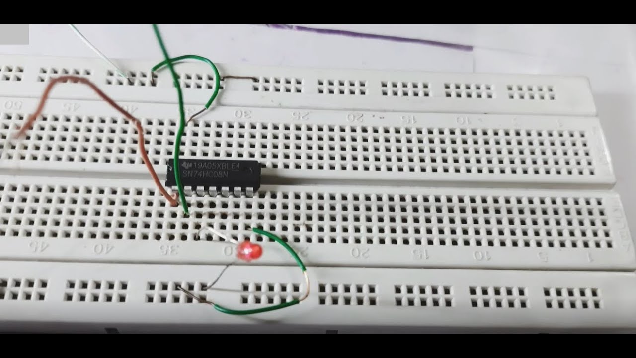 HSC ICT logic gate ( AND, OR, NOT ) practical using IC - YouTube
