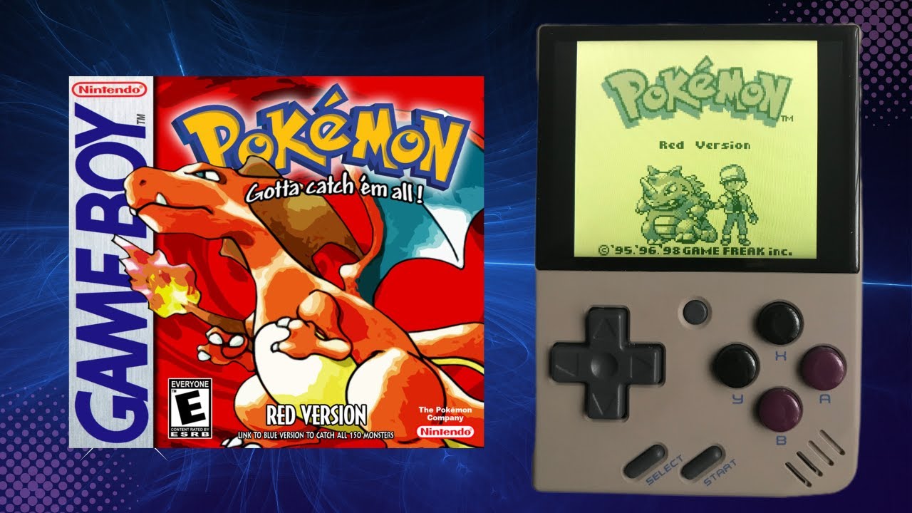 Nintendo Gamboy Pokémon Red running on Miyoo Mini - YouTube