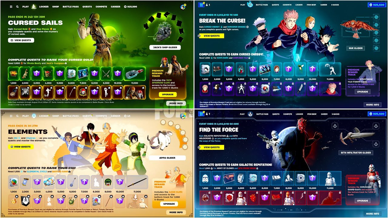 EVERY Mini Event Pass REWARDS in Fortnite! - YouTube