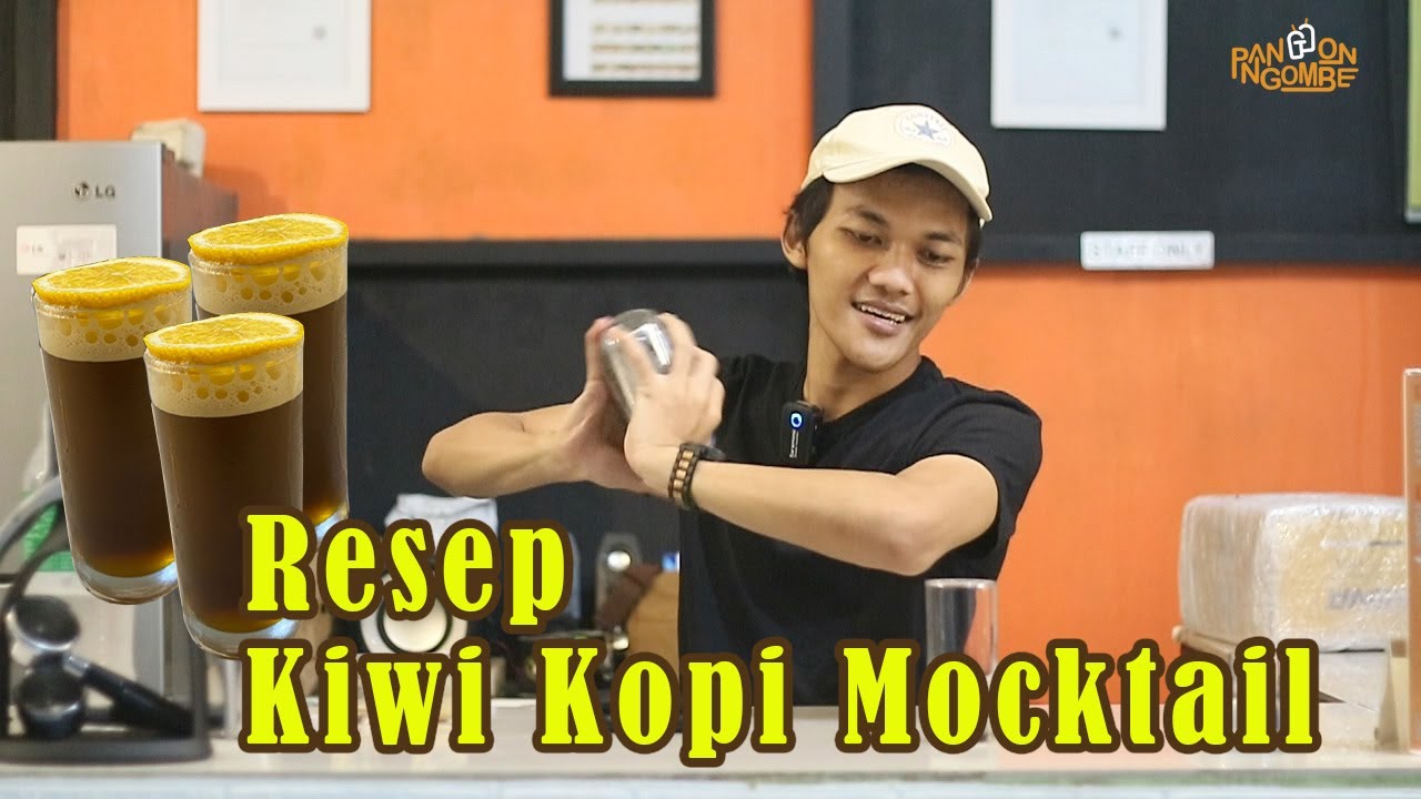 Kopi Kiwi Mocktail Recipe // Minuman Kekinian ala Restoran dan Cafe ...