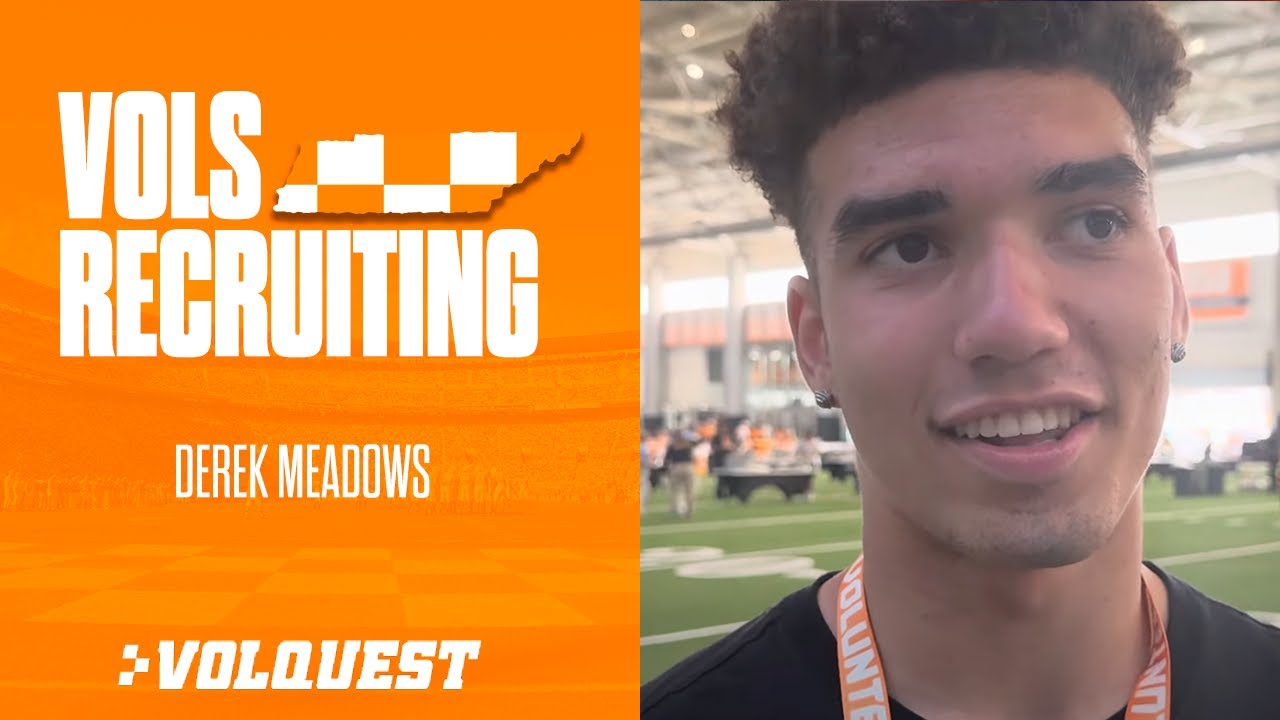 Tennessee football recruit ⭐️⭐️⭐️⭐️ Derek Meadows talks after visit for ...