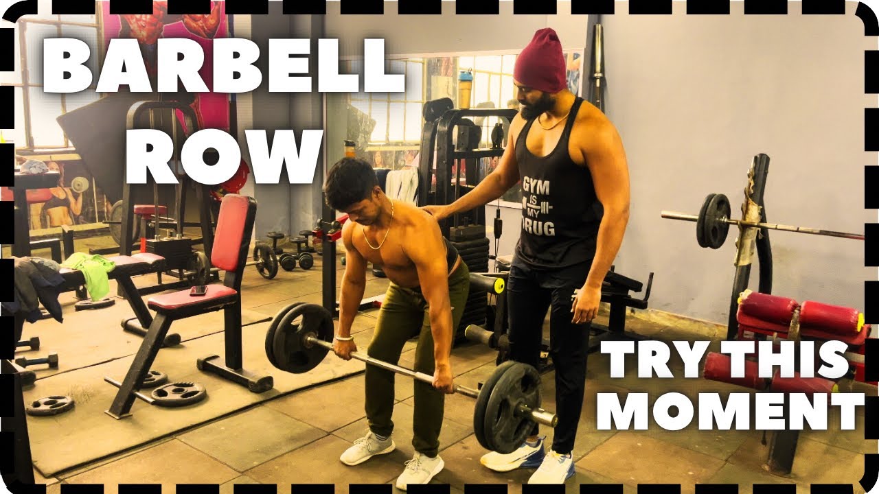 Try this moment and barbell row exercise ️ ️ - YouTube