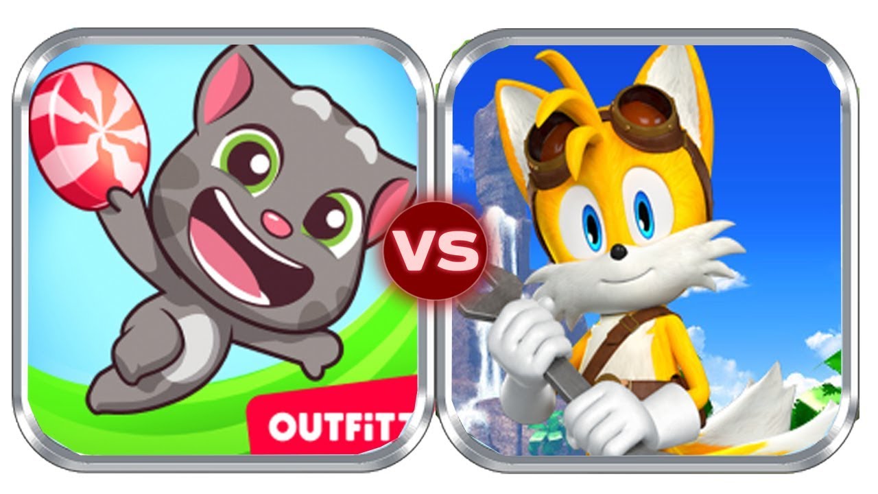 Talking Tom Candy vs Sonic Boom - Hank vs Sonic - YouTube