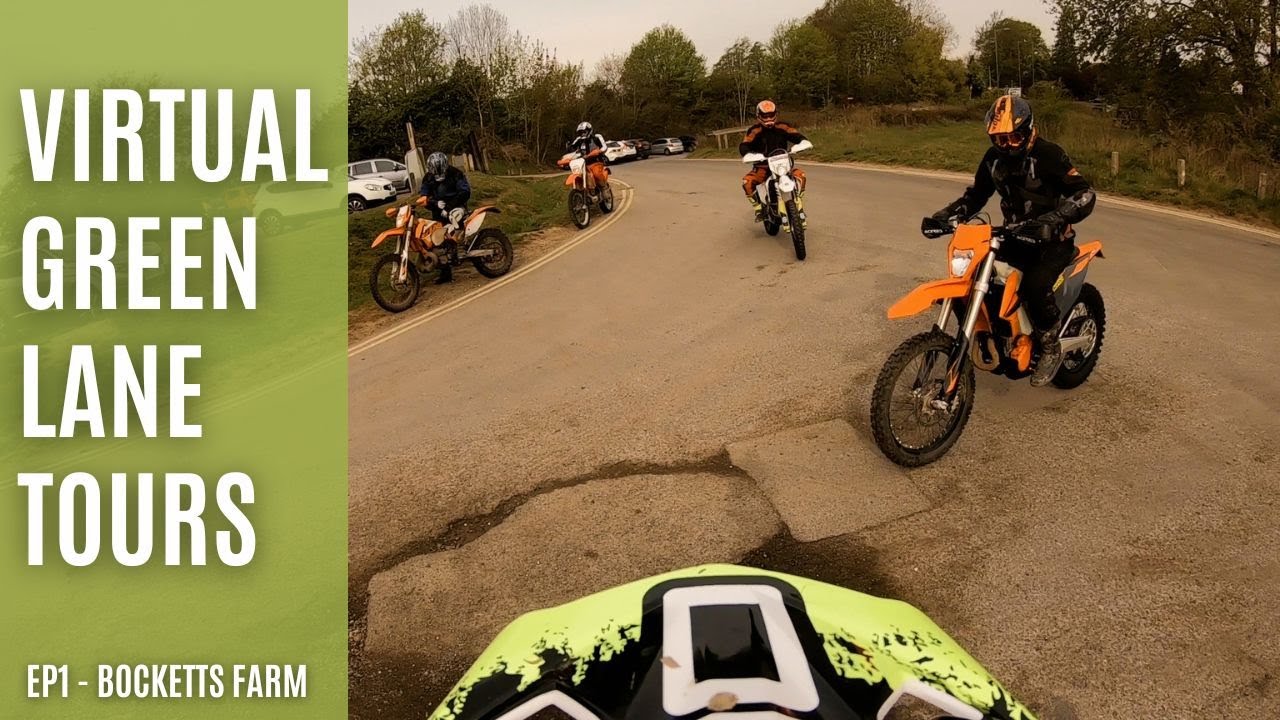 Surrey Green Laning - Byway POV Ride - Ep1 - Bocketts Farm - YouTube