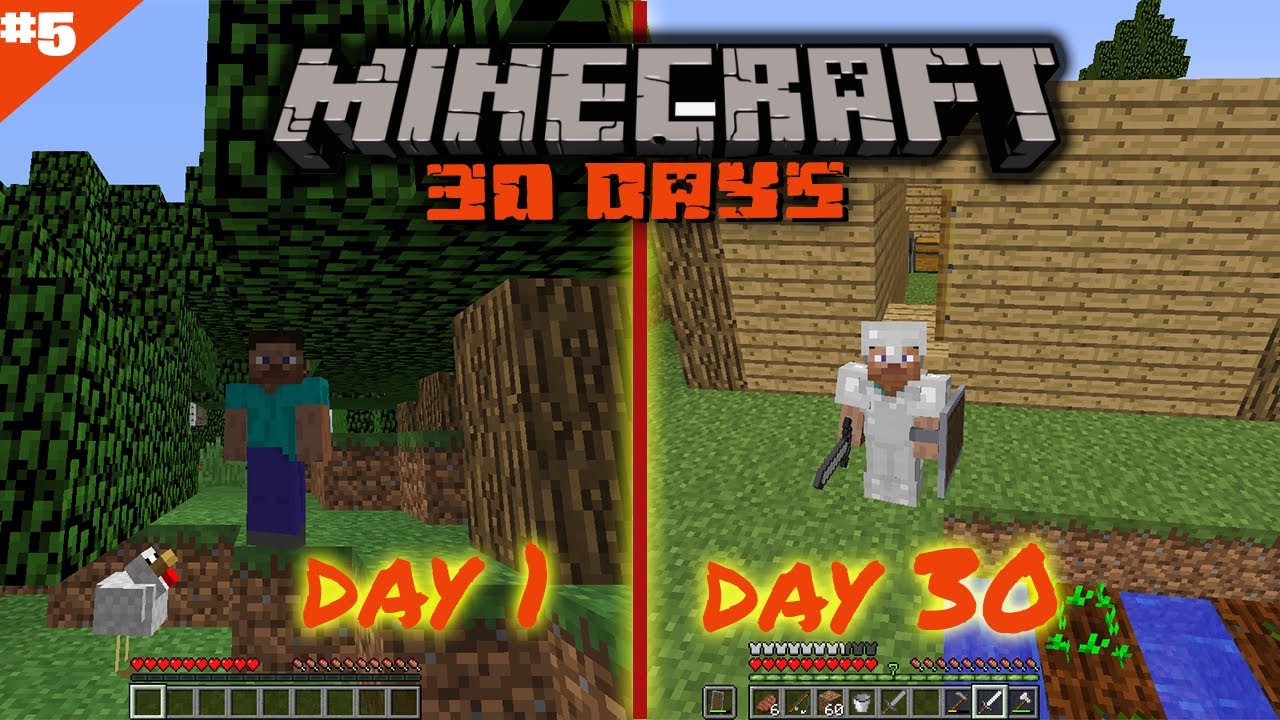 30 DAYS SURVIVAL CHALLENGE | DAY V - YouTube